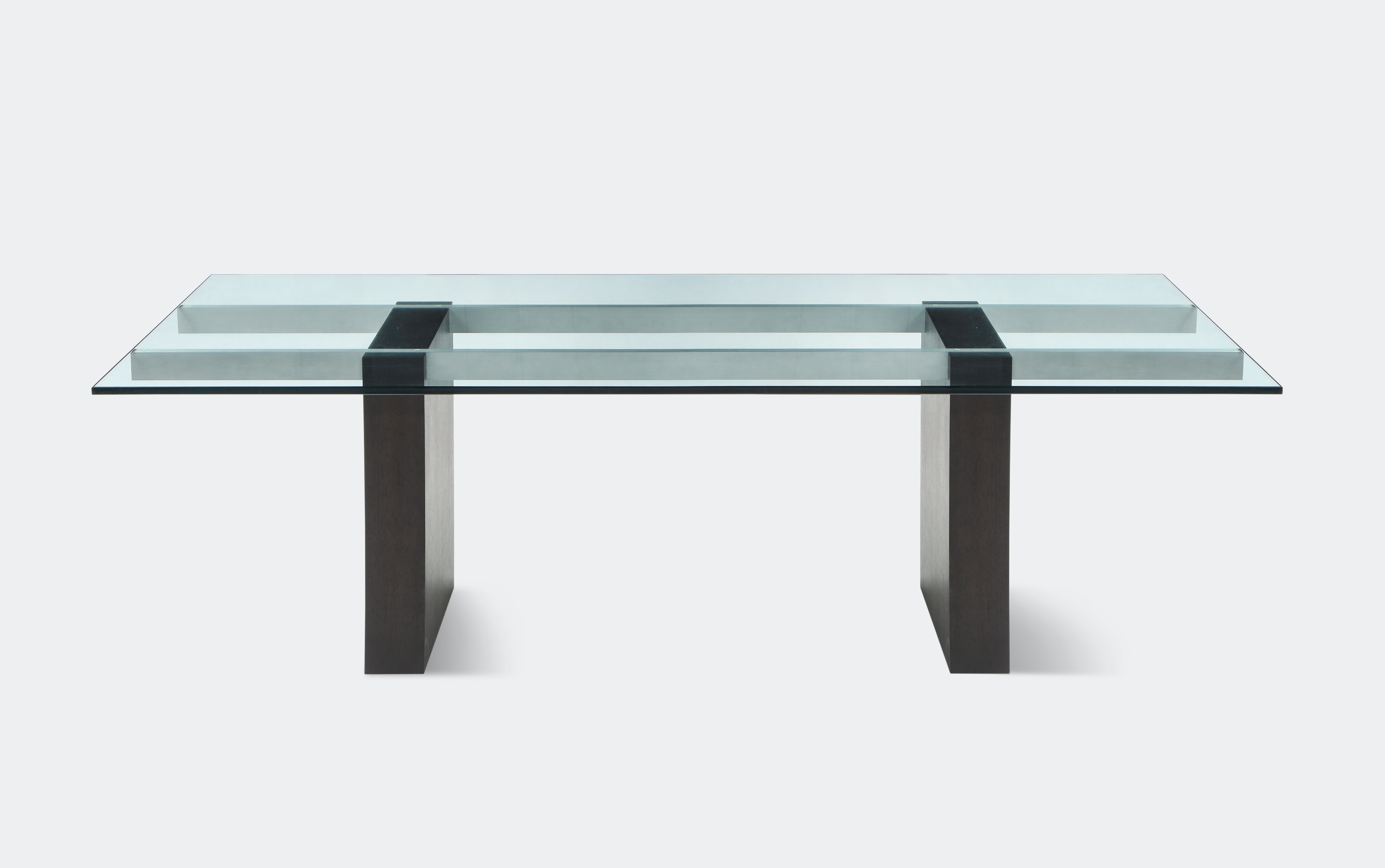 Cubist Double Pedestal Extension Dining Table | HOLLY HUNT