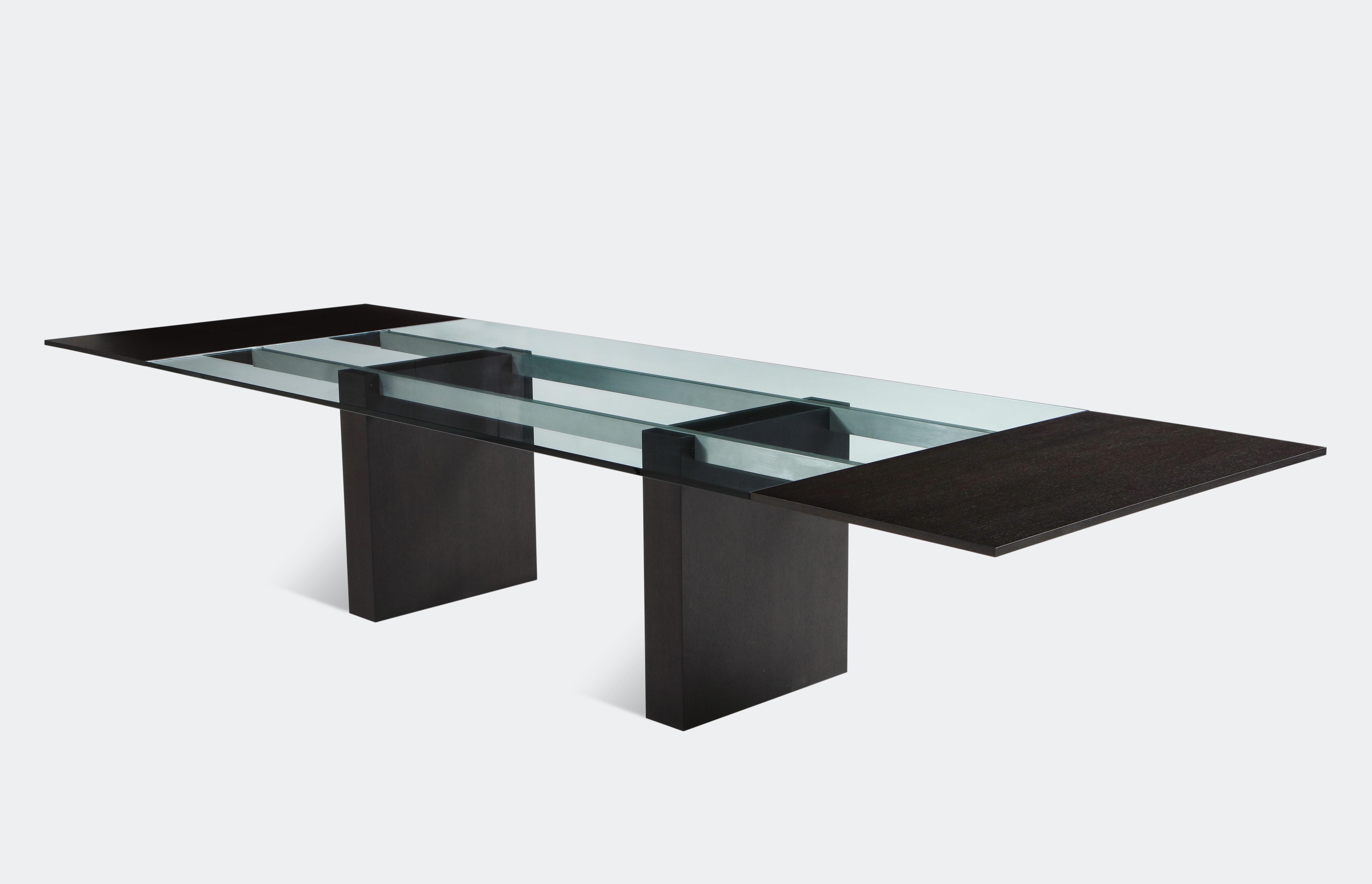 Cubist Double Pedestal Extension Dining Table | HOLLY HUNT