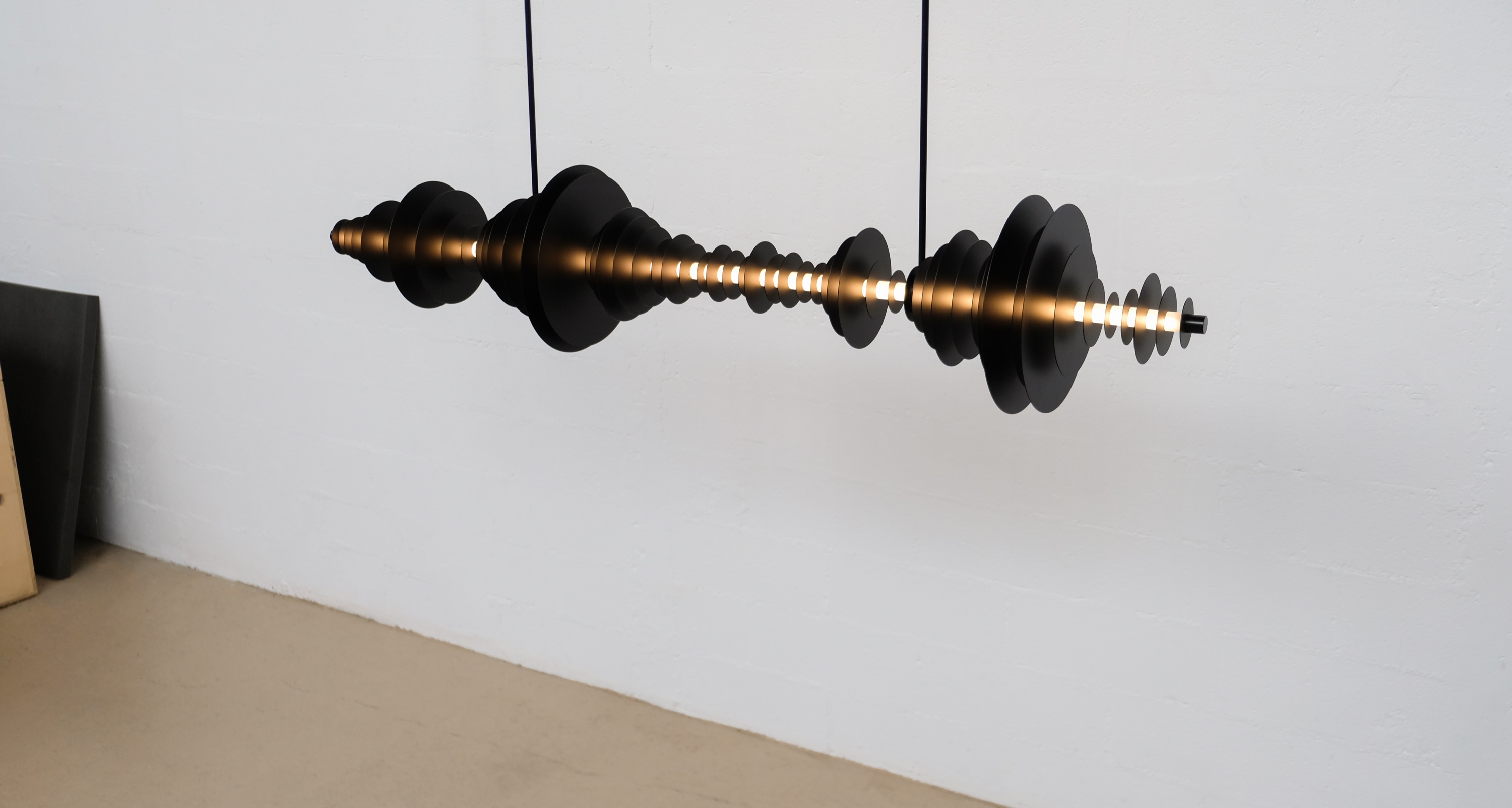 Gravity Ripples Metal Chandelier | HOLLY HUNT