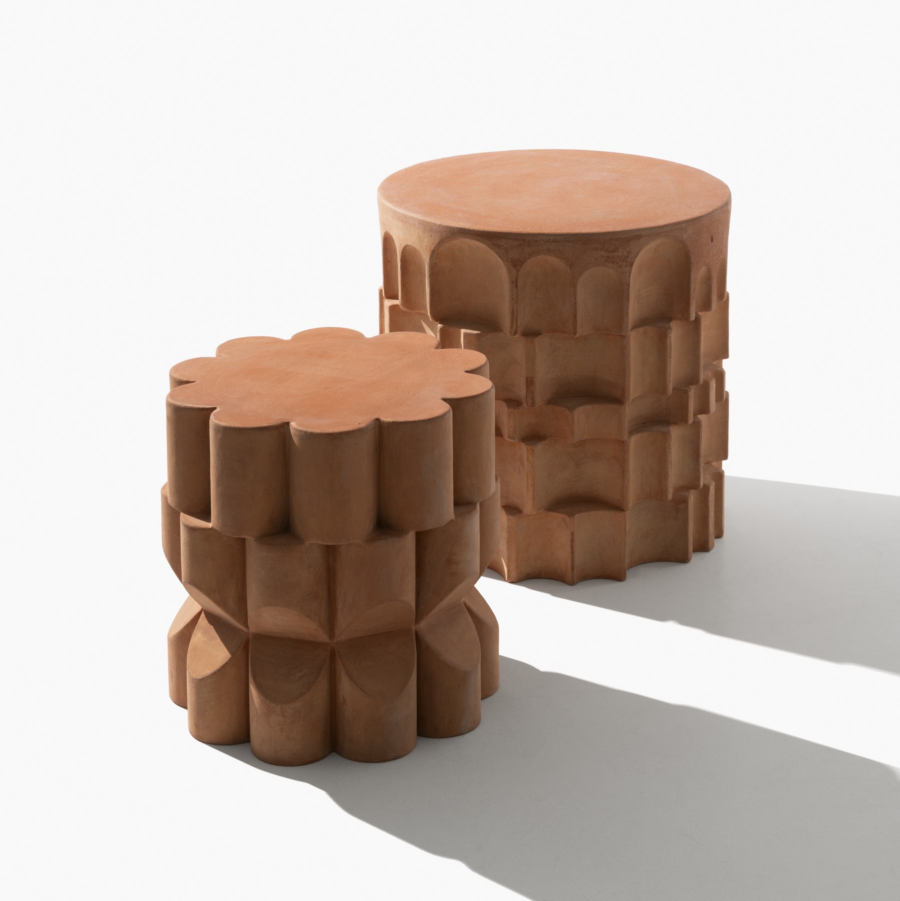 Colonna Terracotta Table | HOLLY HUNT