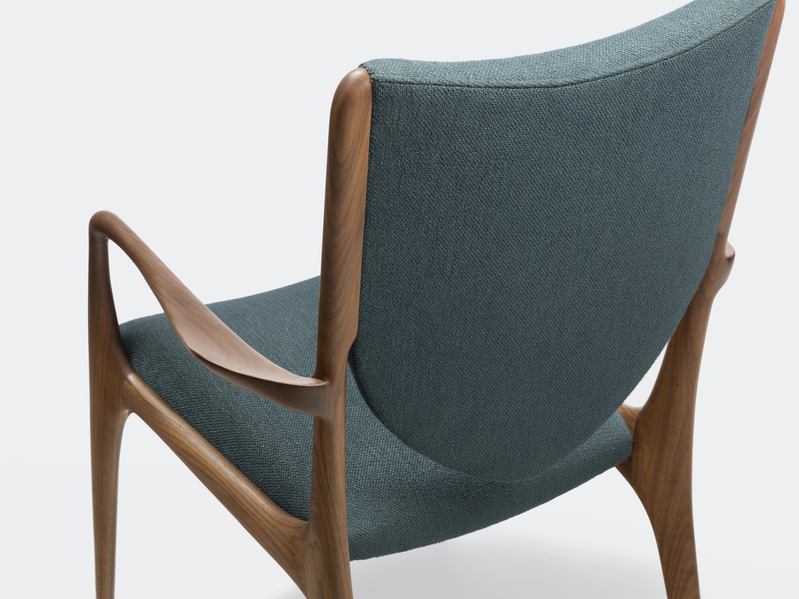 Shield Back Dining Arm Chair | HOLLY HUNT