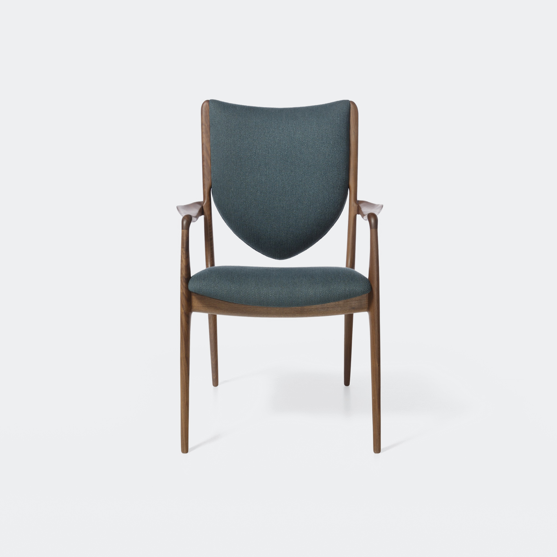 Shield Back Dining Arm Chair | HOLLY HUNT