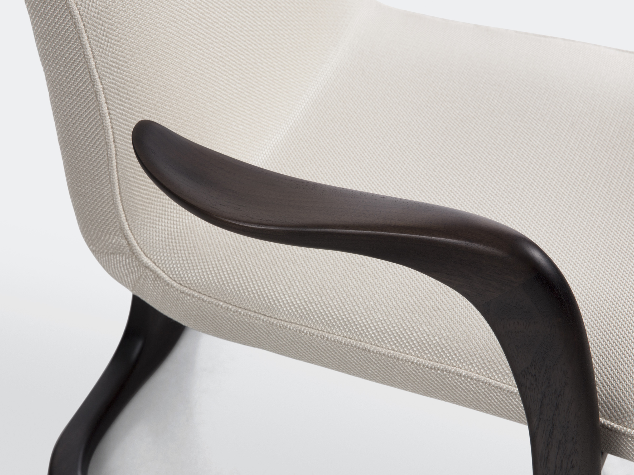 Tee Back Dining Arm Chair | HOLLY HUNT