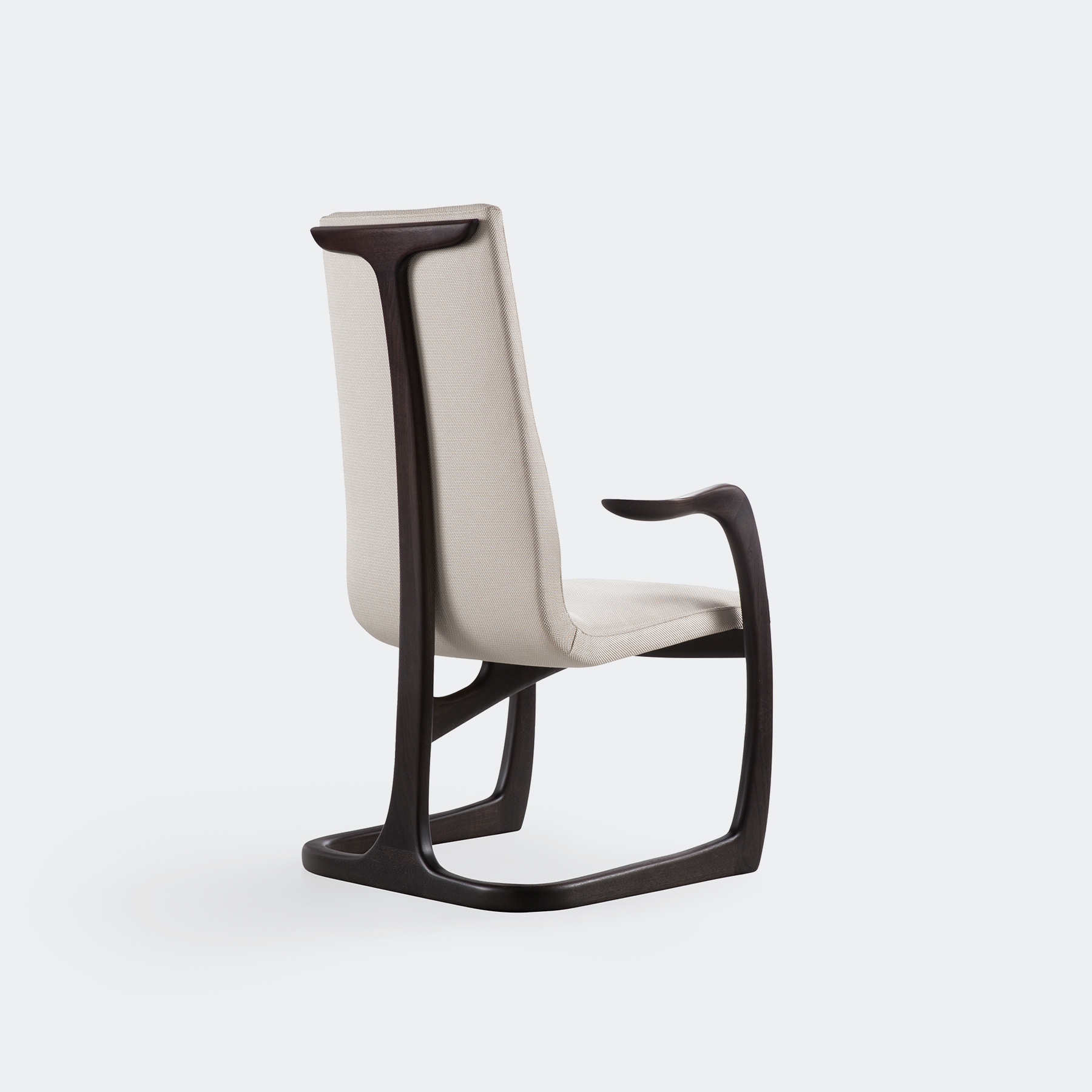 Tee Back Dining Arm Chair | HOLLY HUNT