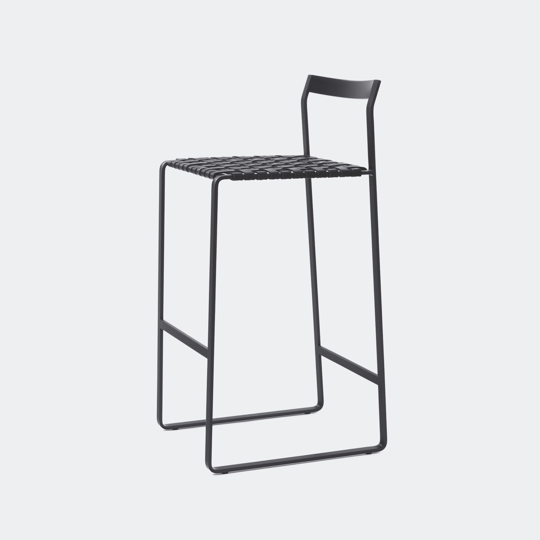 Metal Back Bar Stool | HOLLY HUNT