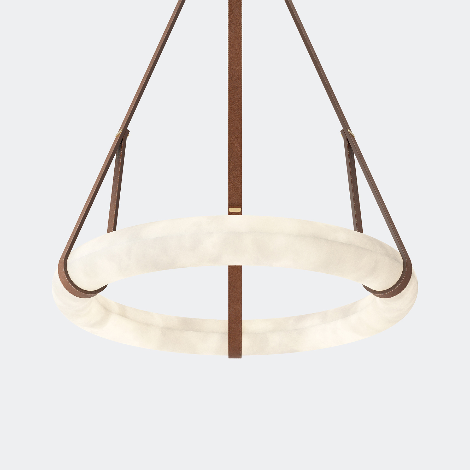 Oslo Hanging Light - Leather | HOLLY HUNT
