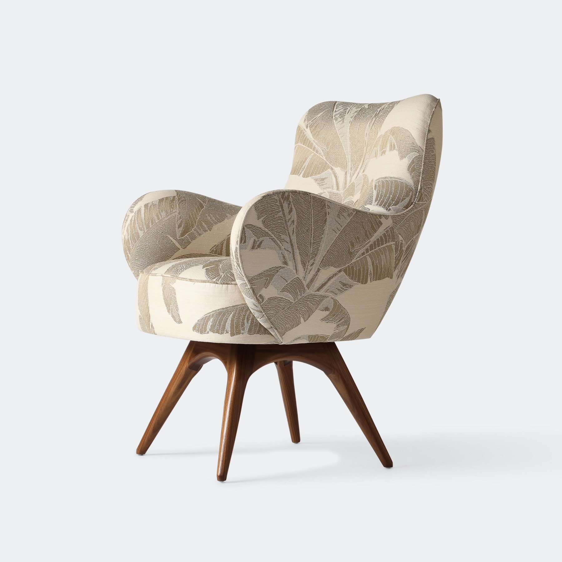 Barrel Pull-Up Chair | HOLLY HUNT