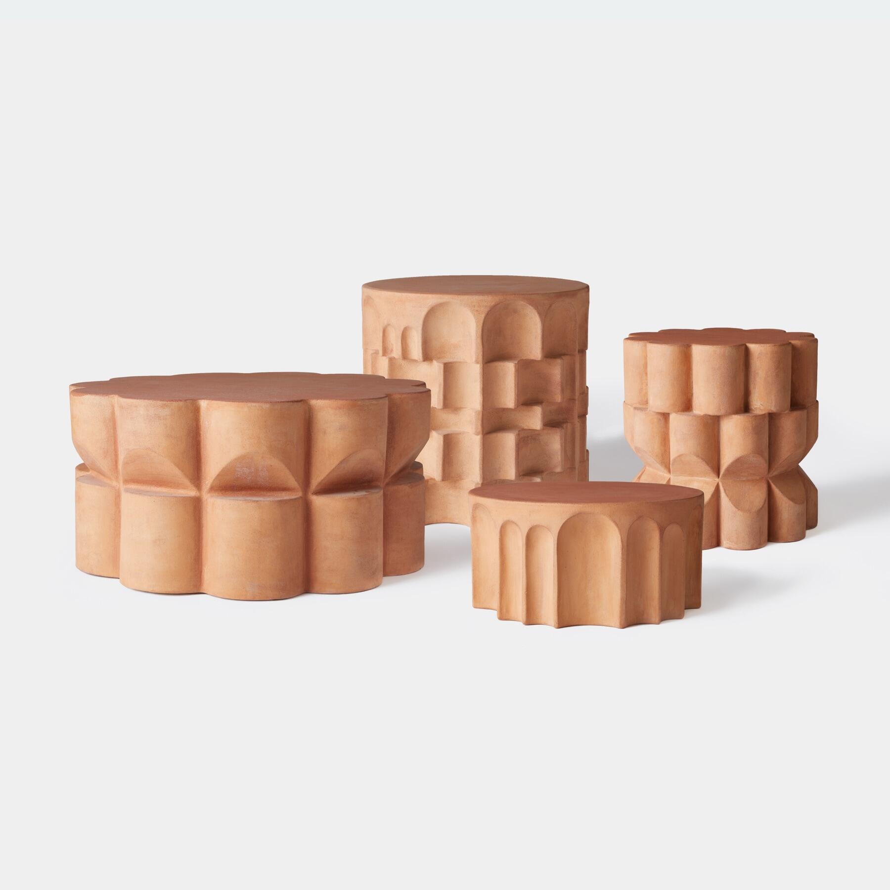 Colonna Terracotta Table | HOLLY HUNT