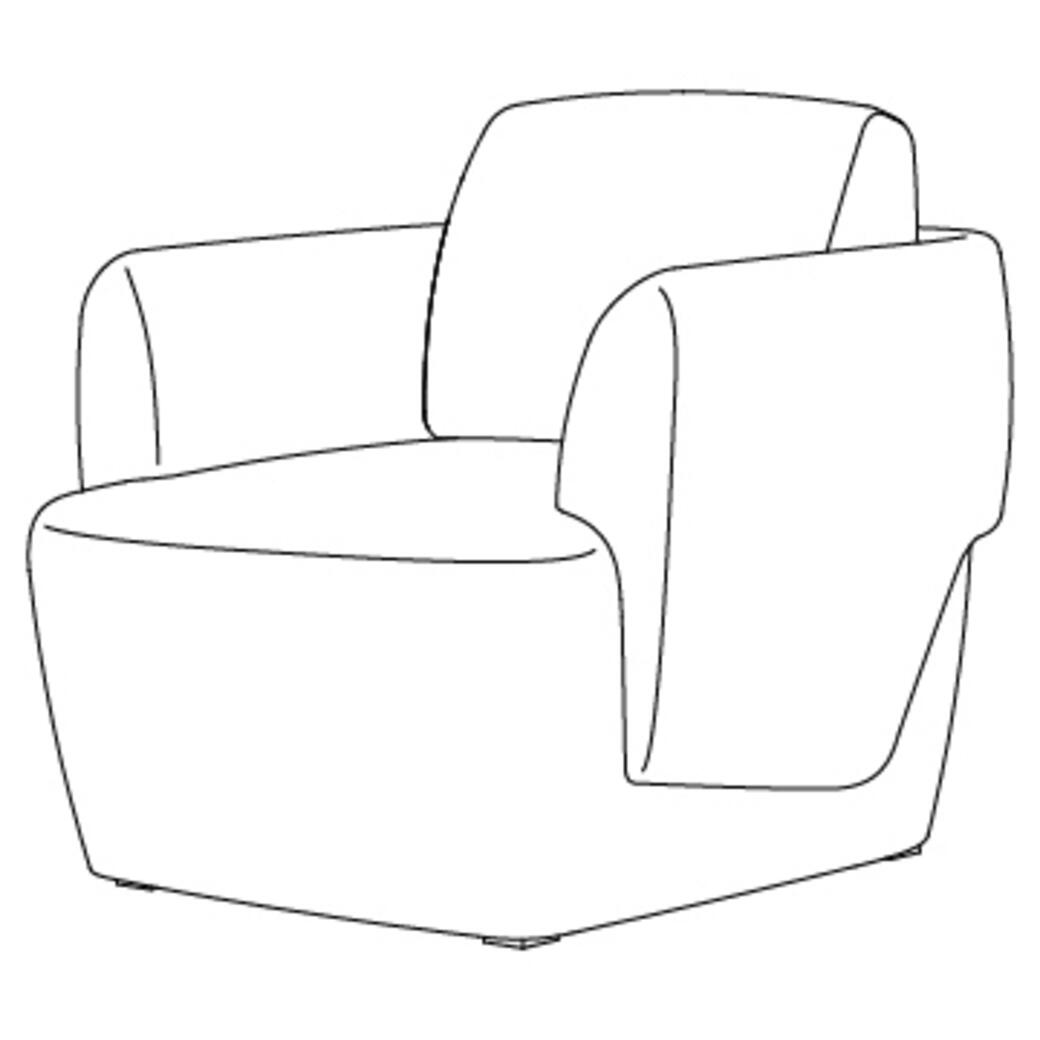 Cascade Lounge Chair & Ottoman | HOLLY HUNT