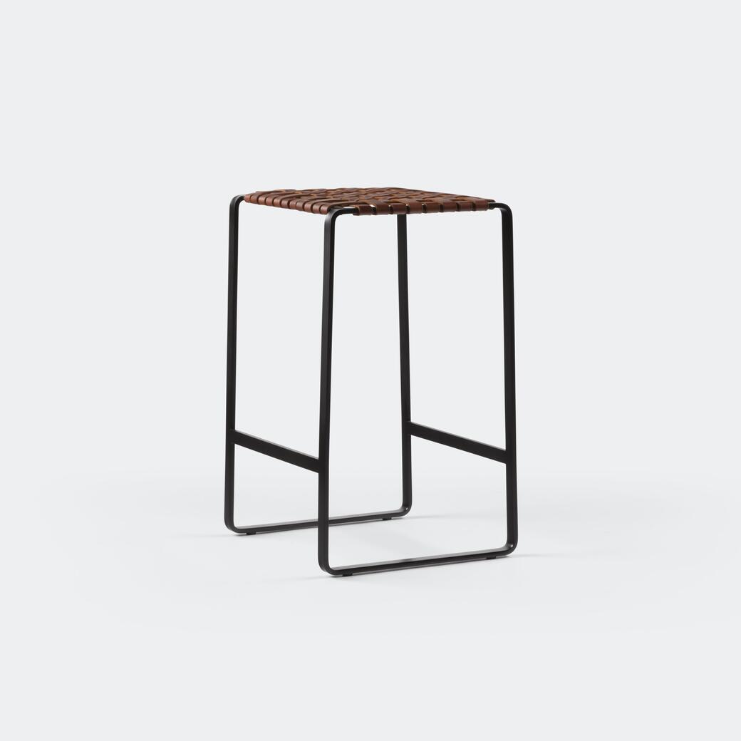 Metal Back Counter Stool | HOLLY HUNT